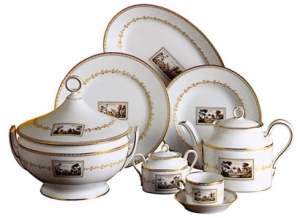 Copper Lamp - FIESOLE by GINORI - New Fine China